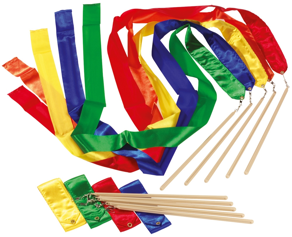 Farbige Rhythmikbänder, 3 m | k2-verlag.de