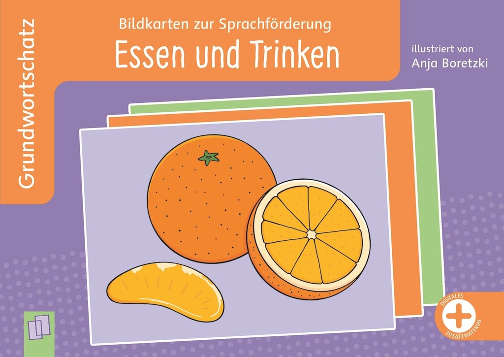 Bildkarten Grundwortschatz: Essen und Trinken