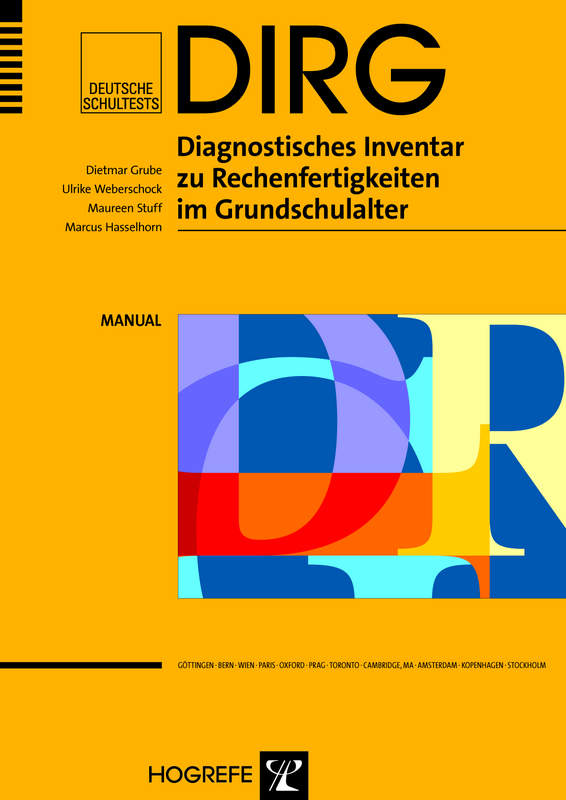 DIRG Diagnostisches Inventar zu Rechenfertigkeiten