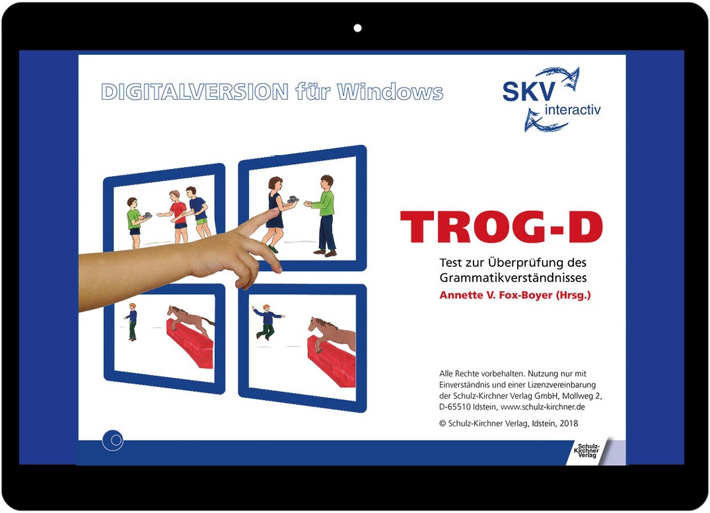 TROG-D - Digital Test Grammatikverständnis | k2-verlag.de